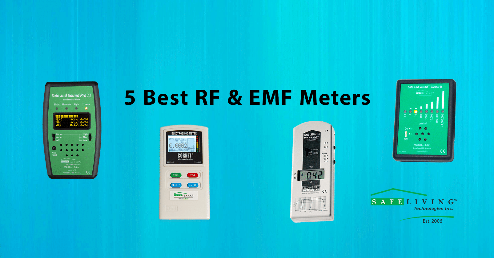 5 Best RF Meters & EMF Meters - Safe and Sound RF